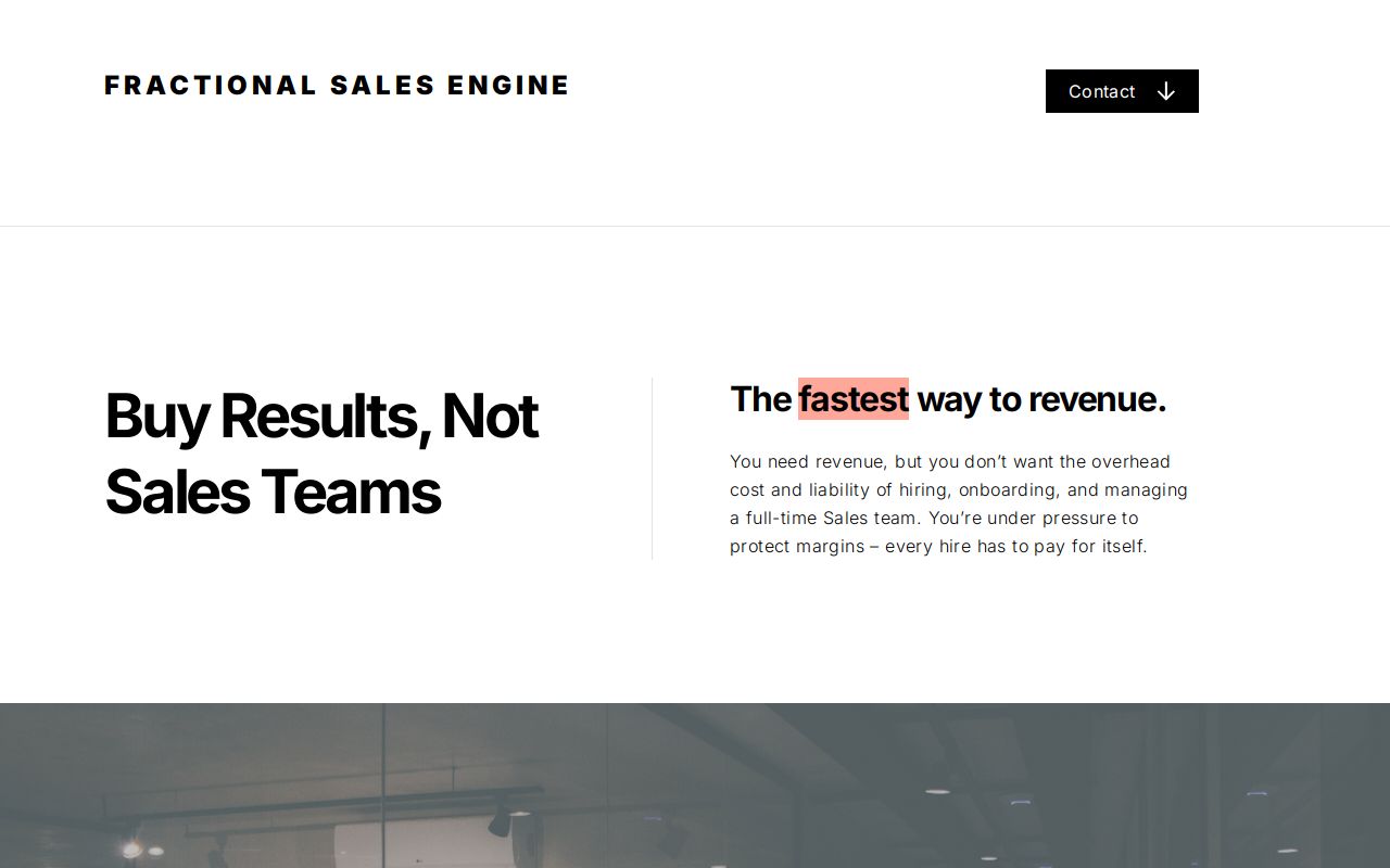 Fractional Sales Engine | Hire US Enterprise Sales Professionals
